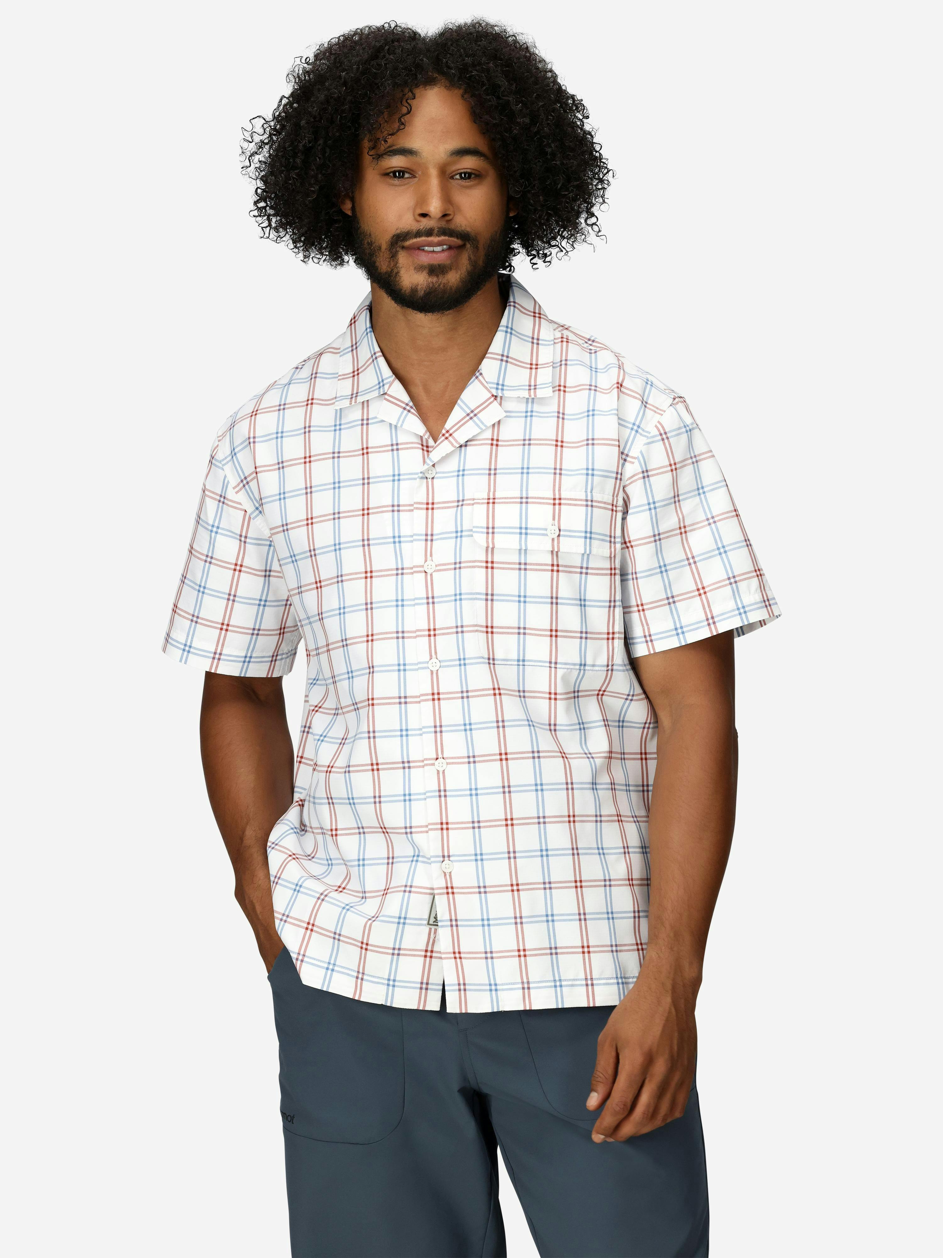 Men's AirExchange UPF 40 Short-Sleeve Novelty Camp Collared Shirt ...